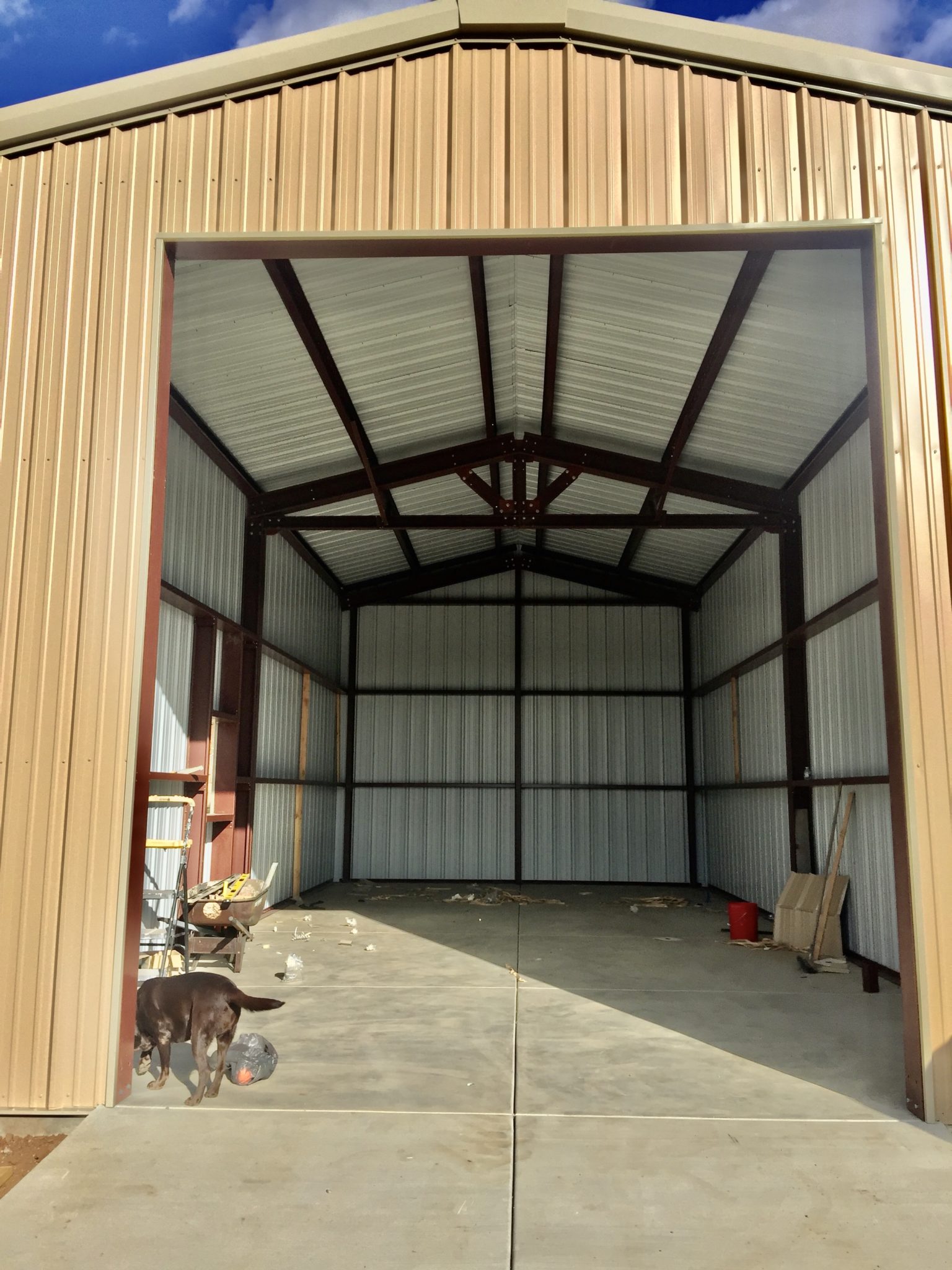 Steel Building Case Study: 20x42x16 RV Steel Garage in California ...